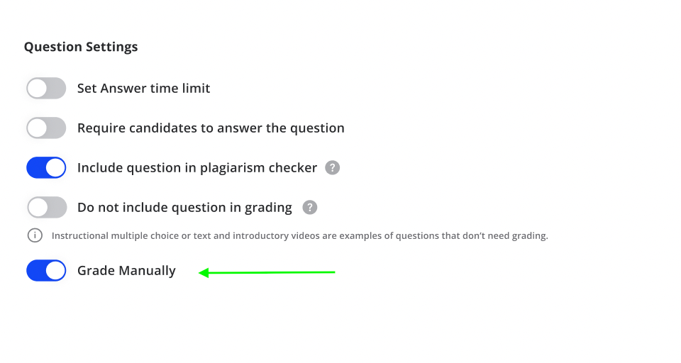 How to Use Manual Grading in Your Assessment – Vervoe Help Center