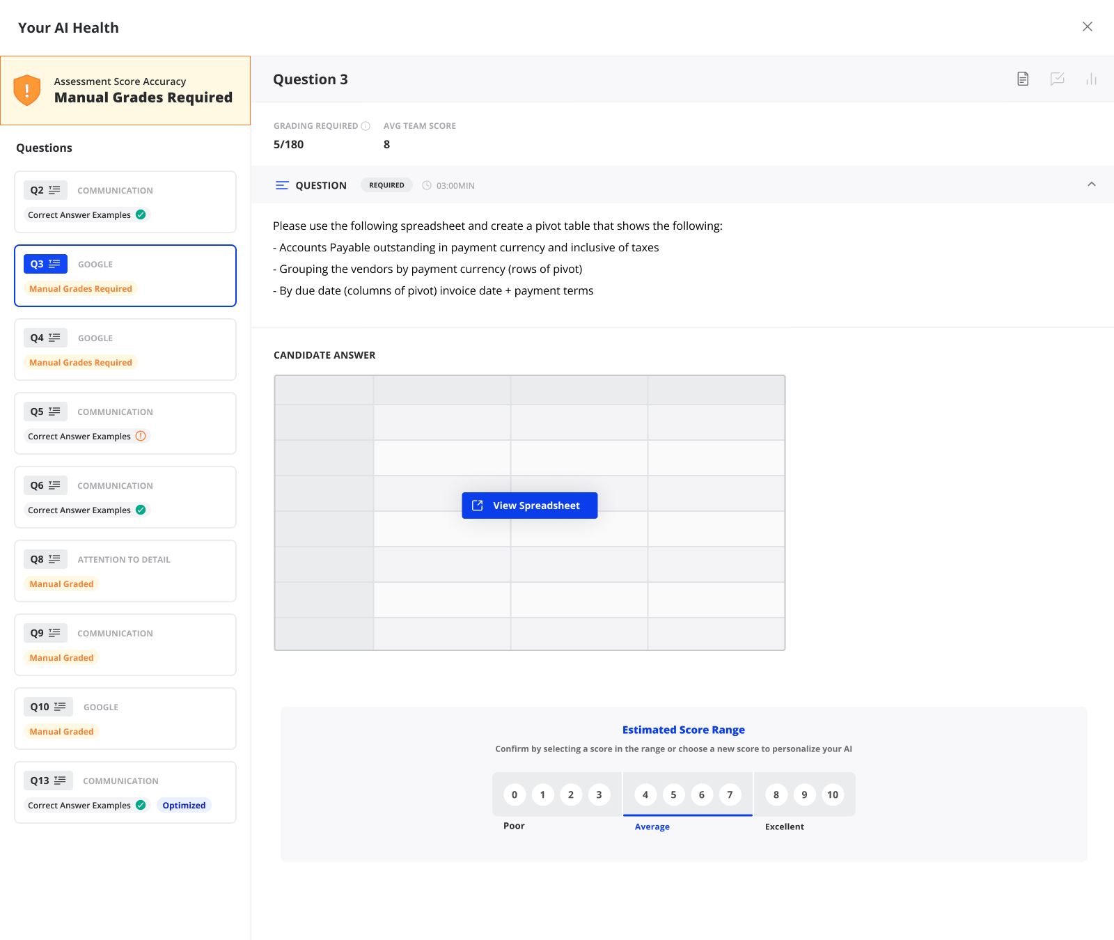 How to Use Manual Grading in Your Assessment – Vervoe Help Center